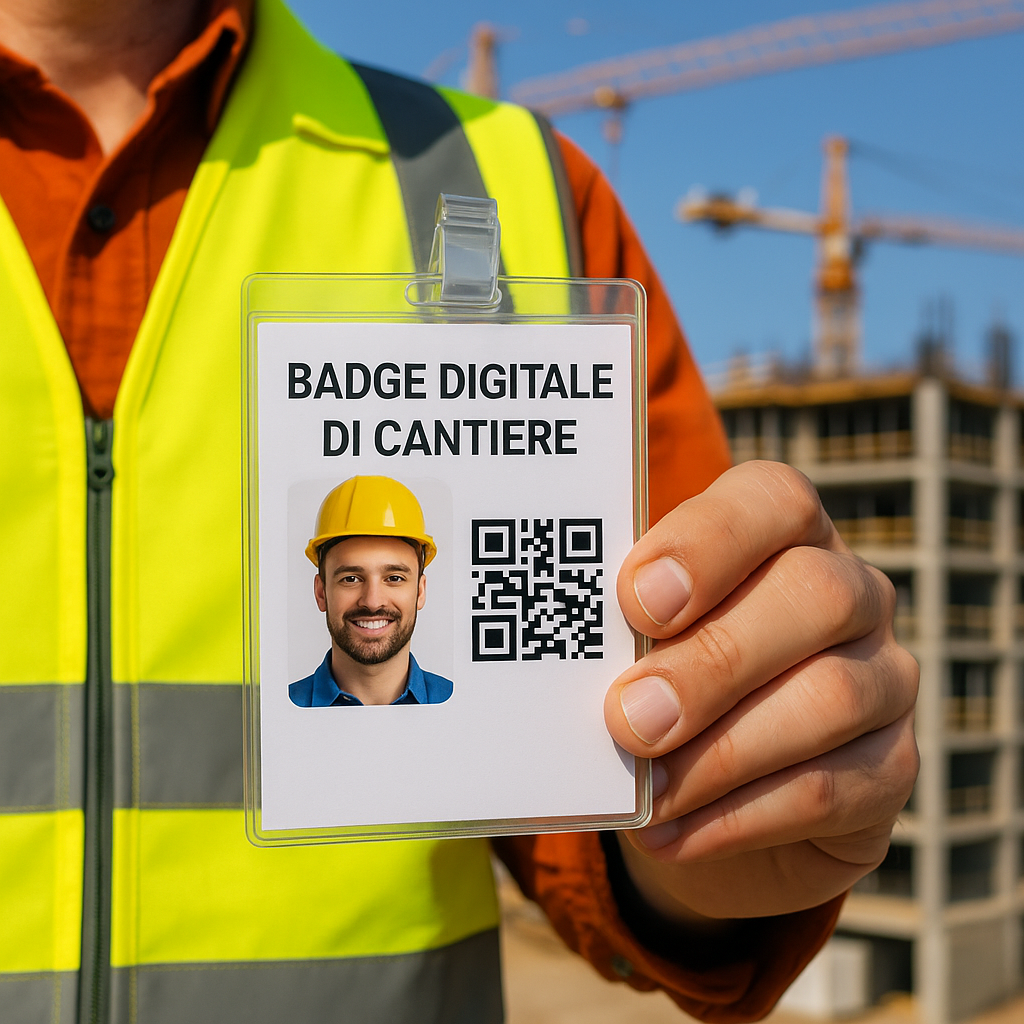 Badge Digitale di Cantiere: cos’è, come funziona e obblighi per le imprese