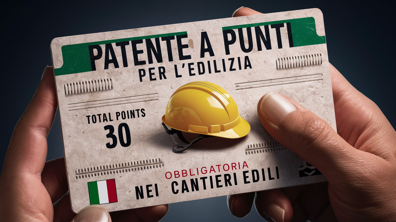 Patente a punti in edilizia: come funziona il nuovo strumento per la ...