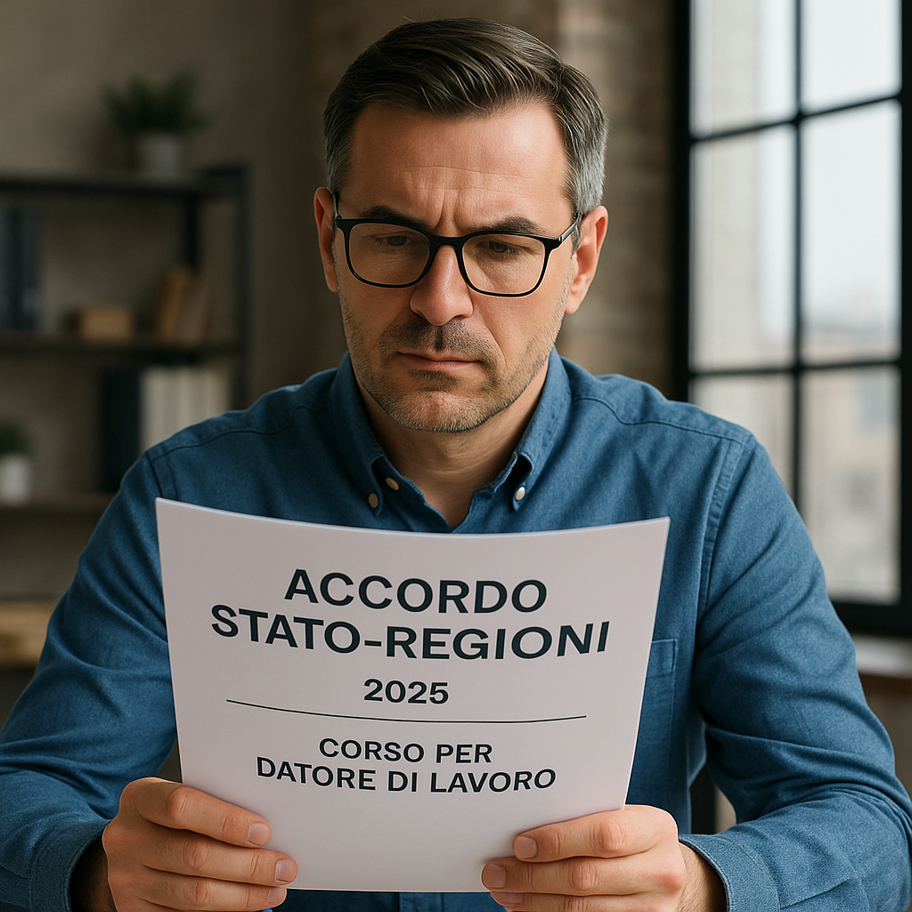 Corso per Datore di Lavoro: cosa prevede l'accordo stato regioni 2025?